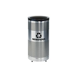 Rubbermaid / United Receptacle Howard Classic S3SSP-BK Paper Recycling ...